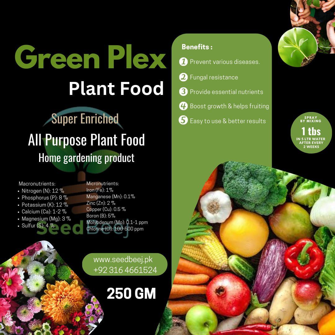 Buy Green Plex (All purpose plant food) in Pakistan - Seed Beej 2025